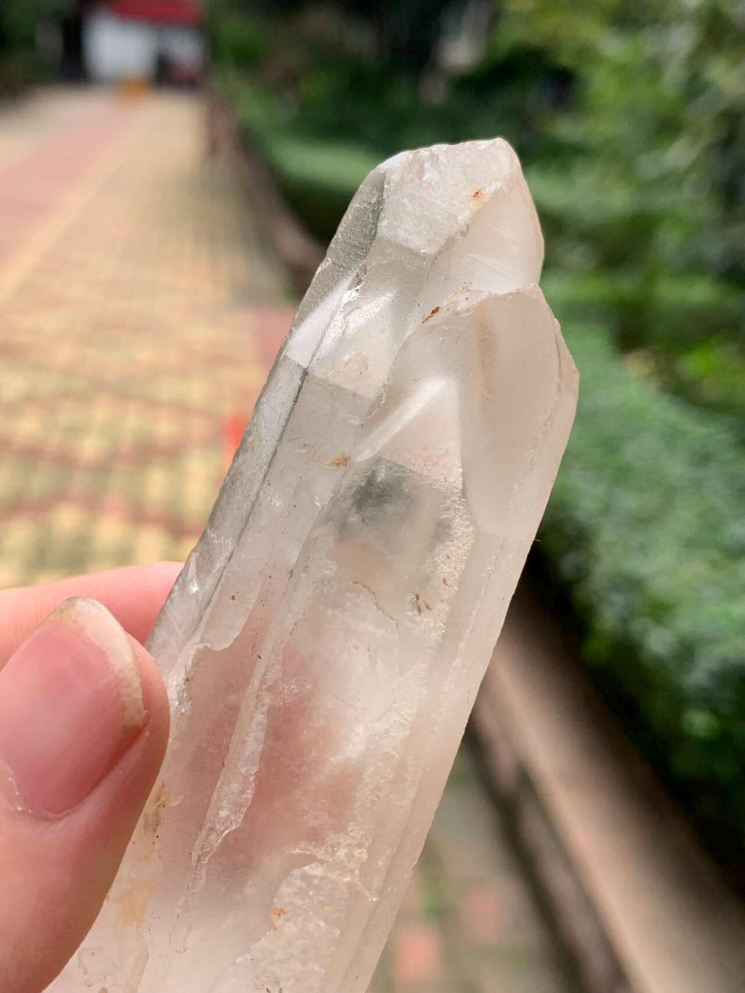 103mm Double Terminated Twin Quartz/pyramid in Crystal/floating Crystal ...