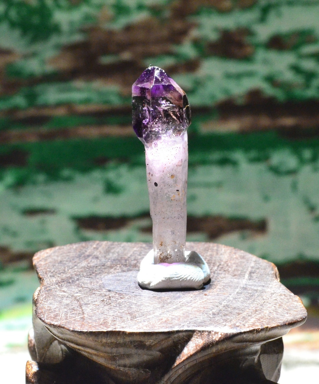Tiny Super7 Amethyst Point/rare Backbone Crystal/scepter Amethyst ...