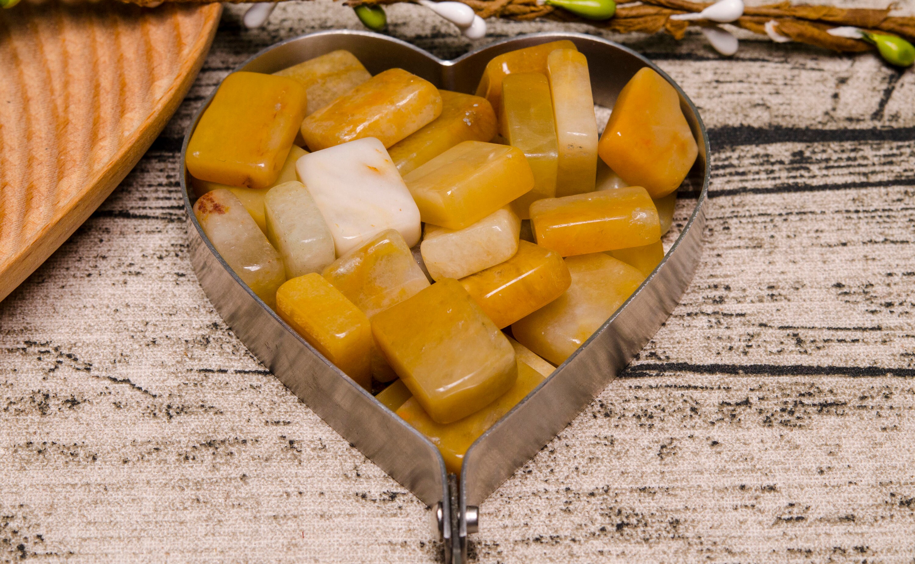 Wholesale Natural Yellow Jade Crystal Stoneyellow Jade - Etsy