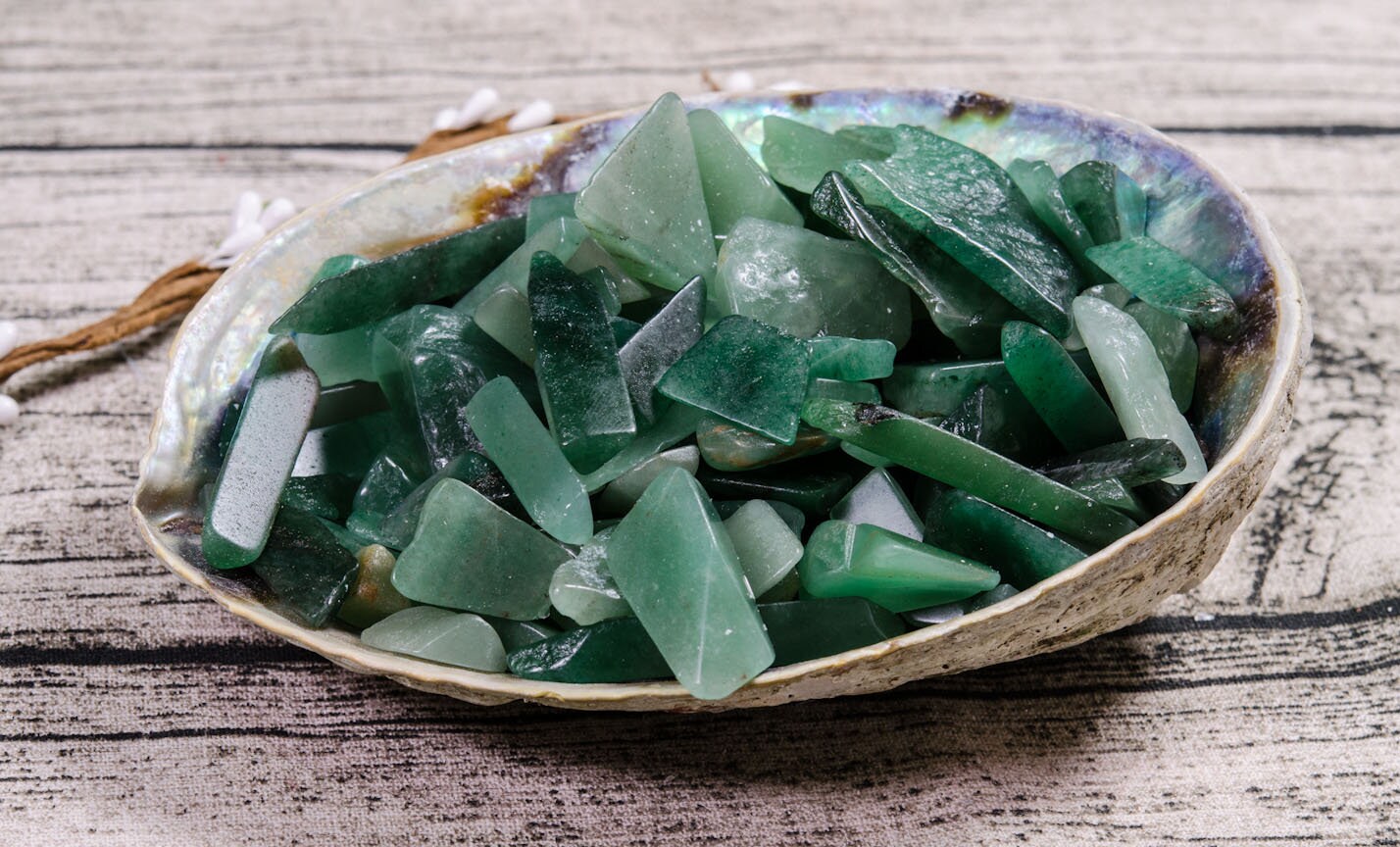 Polished Green Aventurine Crystal Quartz Point Aventurine - Etsy