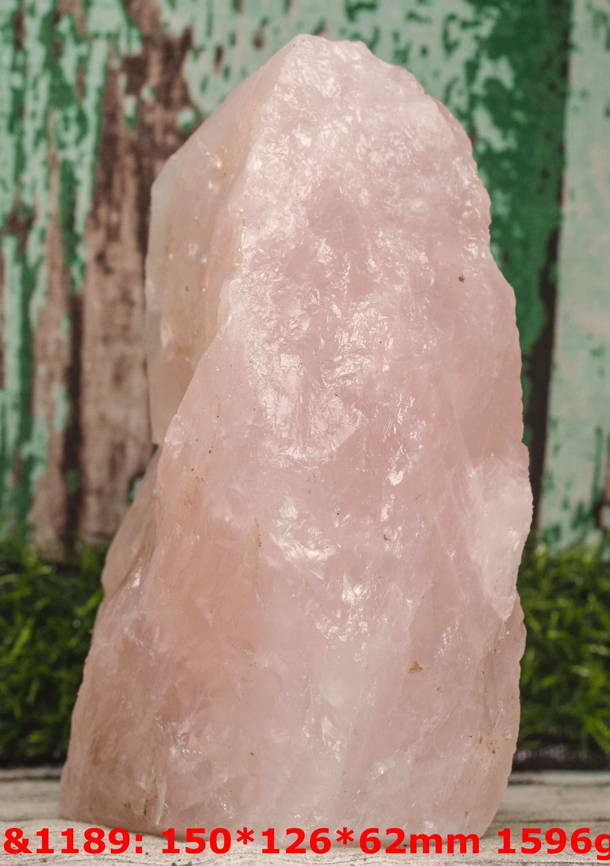 Natural rose crystalsrough stoneclear pink quartzhealing | Etsy