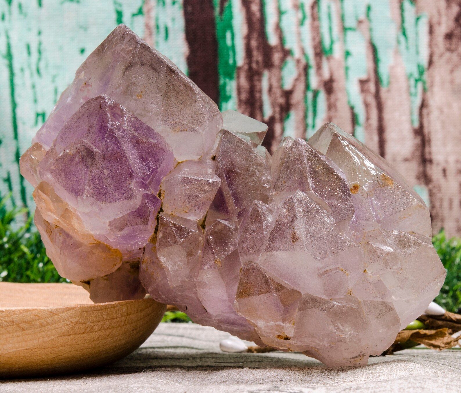 Multi Terminated Skeletal Amethyst Crystal Cluster Amethyst - Etsy