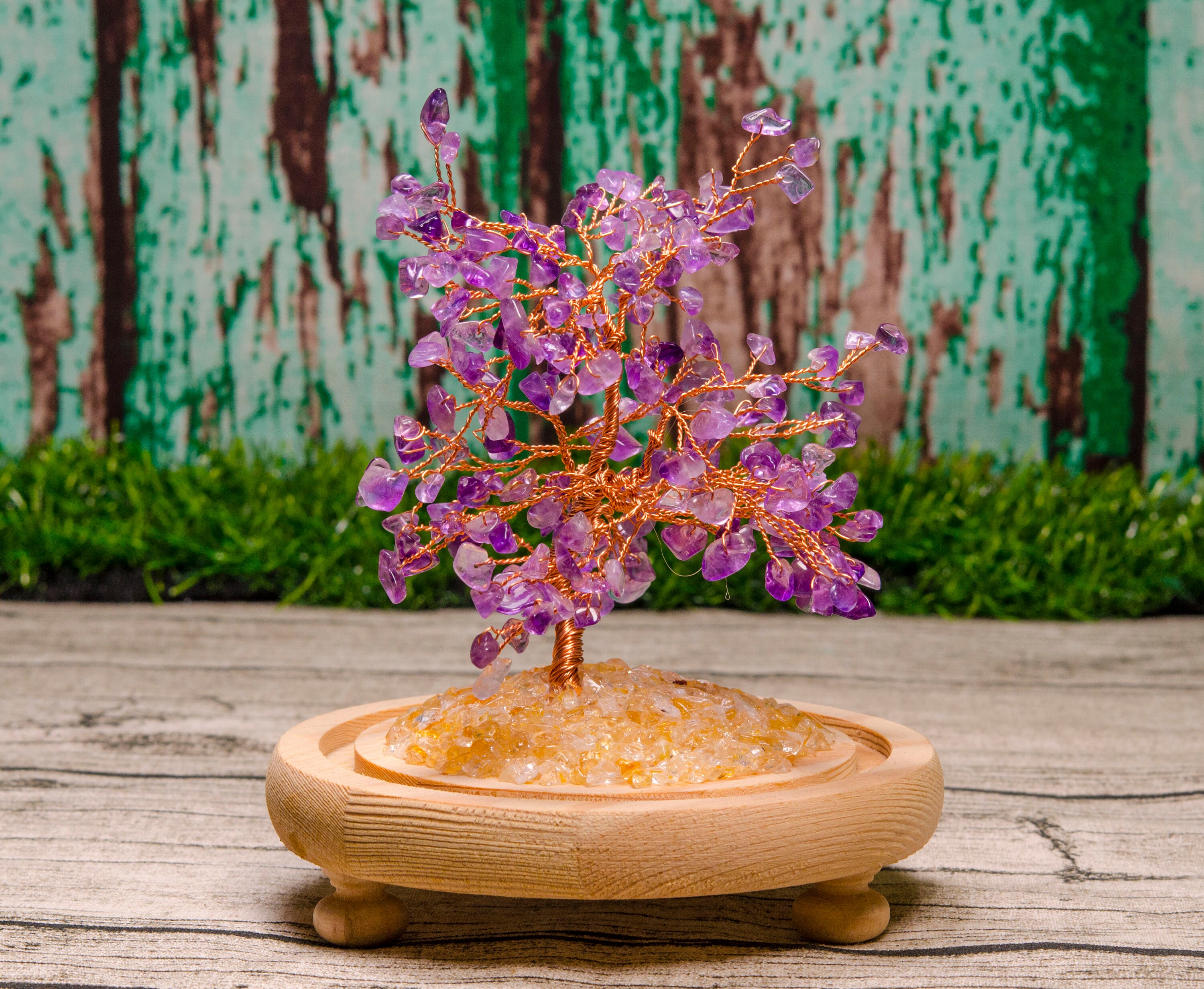 Amethyst Tree of Life Crystal Tree Amethyst Treegemstone - Etsy