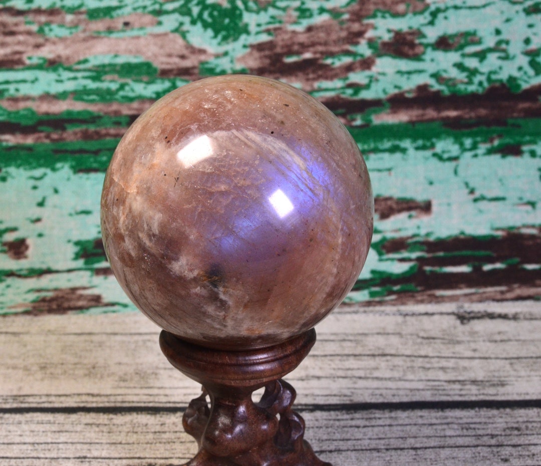 Symbiosis of Natural Moonstone and Sunstone/orange Sunstone/blue ...