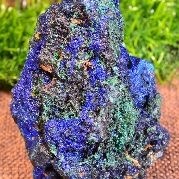 Raw Green Blue Rock - Etsy
