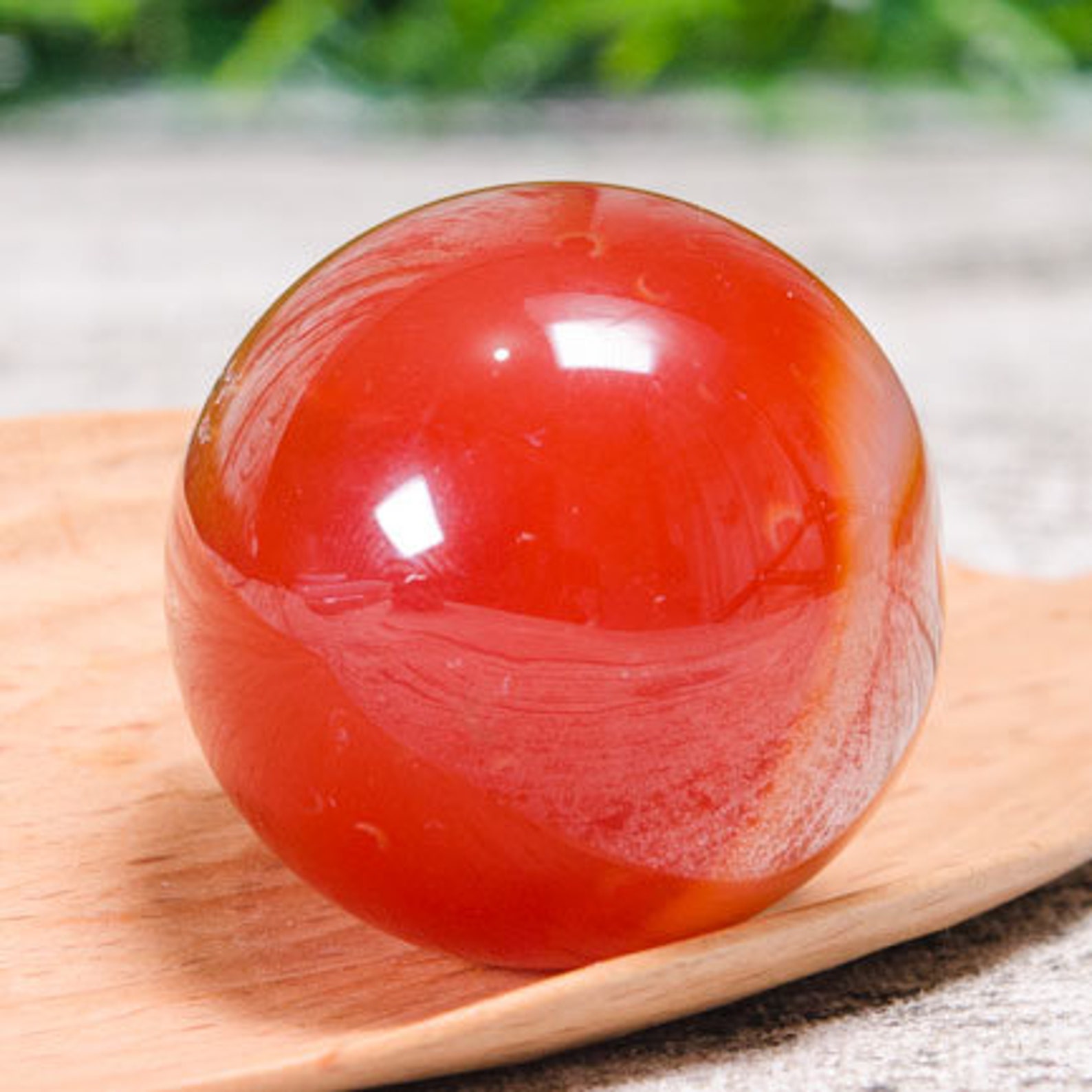 Red Agate Crystal Spherered Agate Quartz Ballcarnelian - Etsy