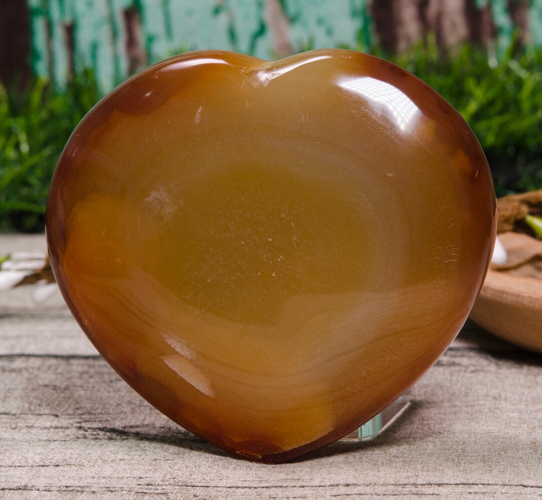 LARGE Red Agate Heart,red Agate Crystal Heart Shape Stone,heart Stone ...