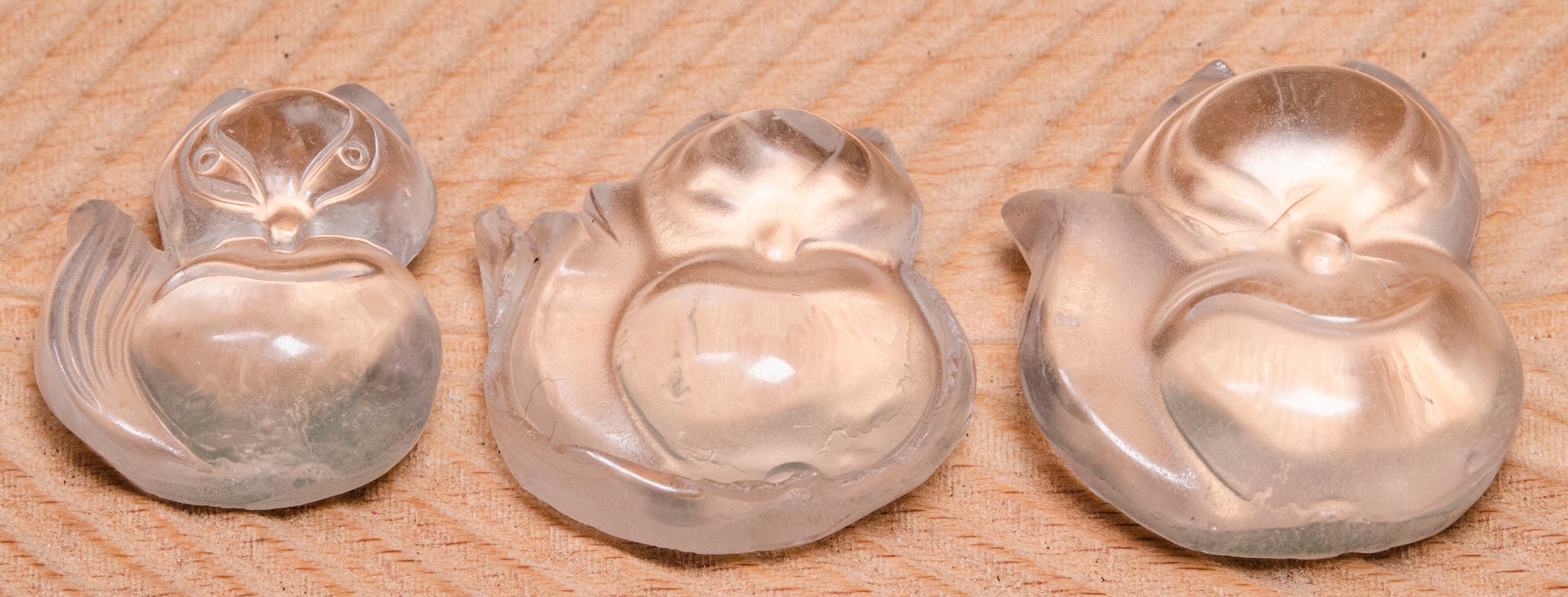 Clear Crystal Fox Carvings/Sculpture of the Fox/Clear Quartz | Etsy