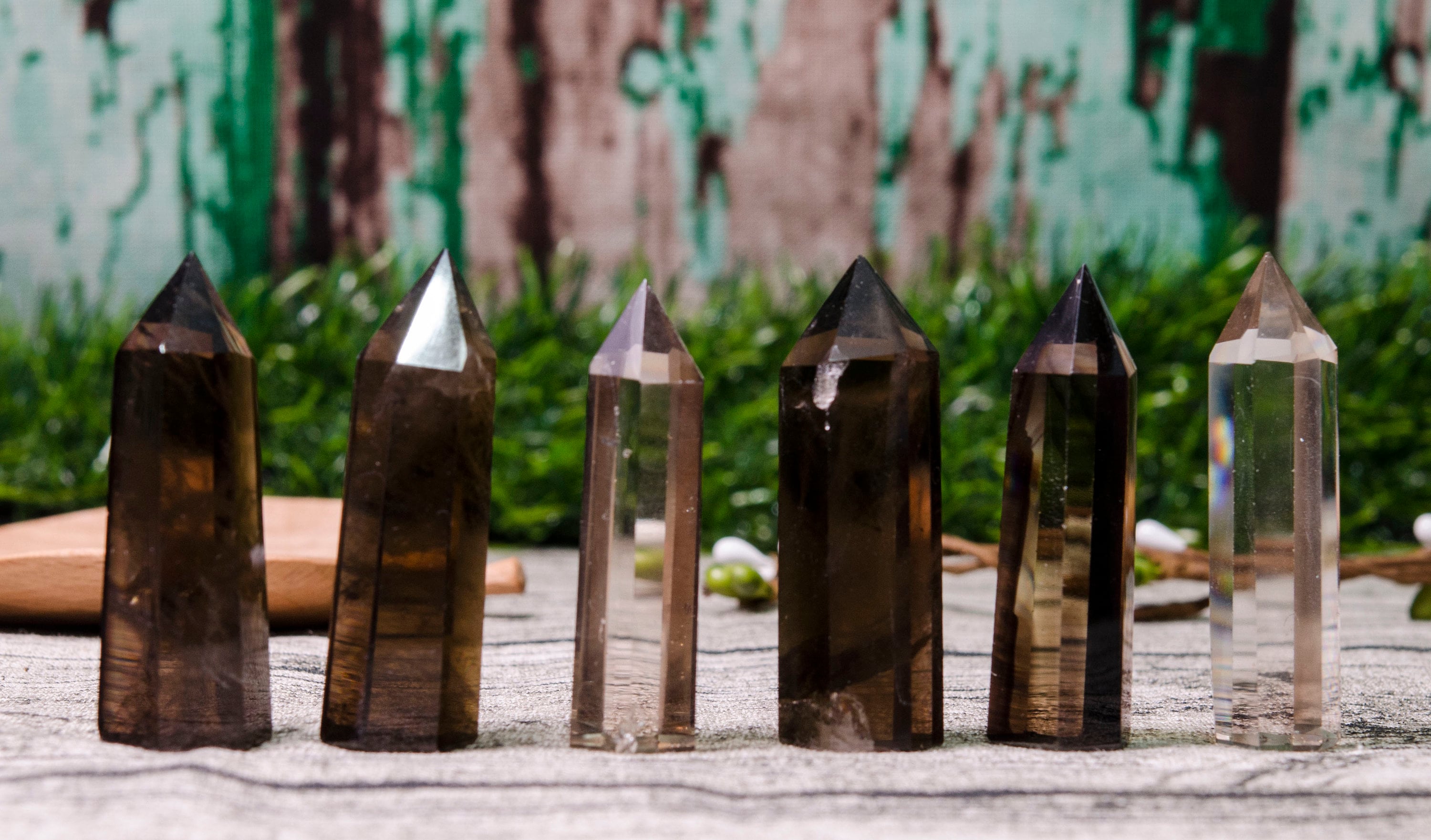 Clear Smoky Crystal Tower,smoky Crystal Quartz Point,healing Crystal ...