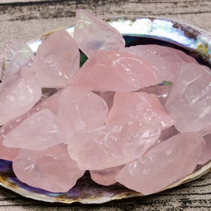 Polished Natural Rose Crystal Quartz Stone,tumbled Rose Crystal Stone ...