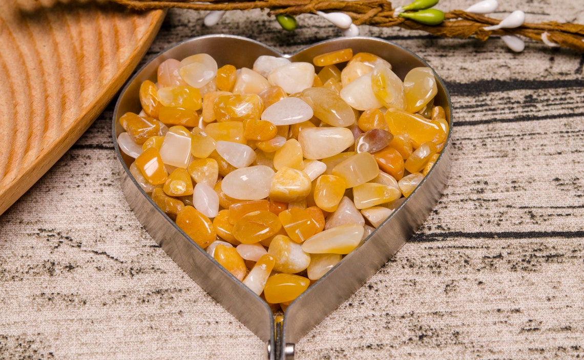 Wholesale Natural Yellow Jade Crystal Stoneyellow Jade - Etsy