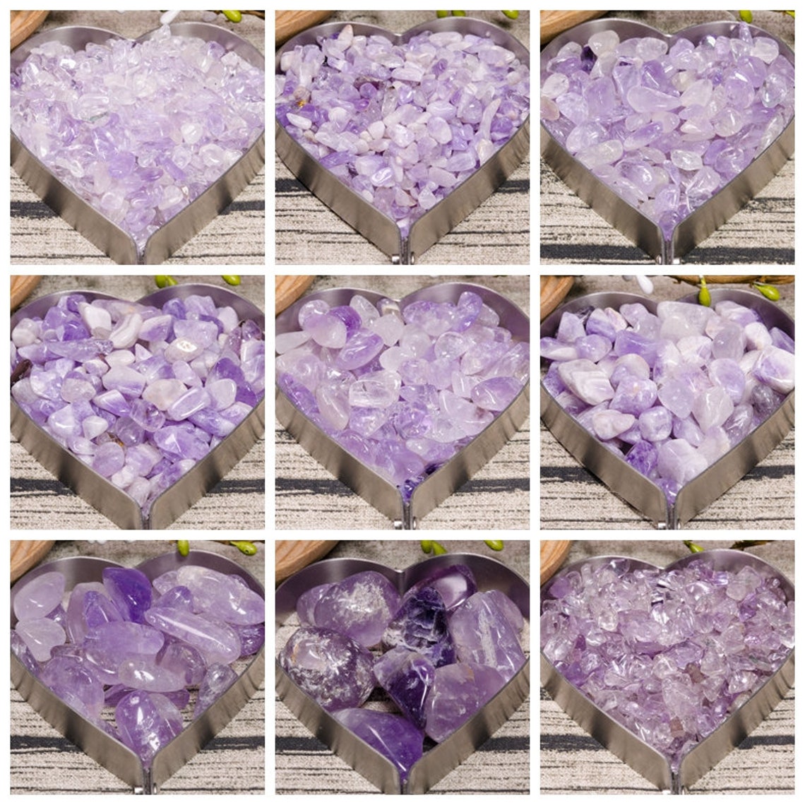 Natural Light Amethyst Crystal Quartz Chunk/amethyst - Etsy