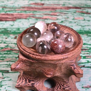 Tiny Phantom Crystal Sphere/small Phantom Quartz Balls/jewelry Making ...