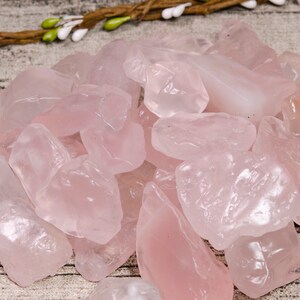Polished Natural Rose Crystal Quartz Stone,tumbled Rose Crystal Stone ...