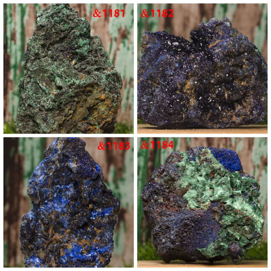 Azurite,malachite,raw Malachite Azurite Crystal,healing Crystals and ...