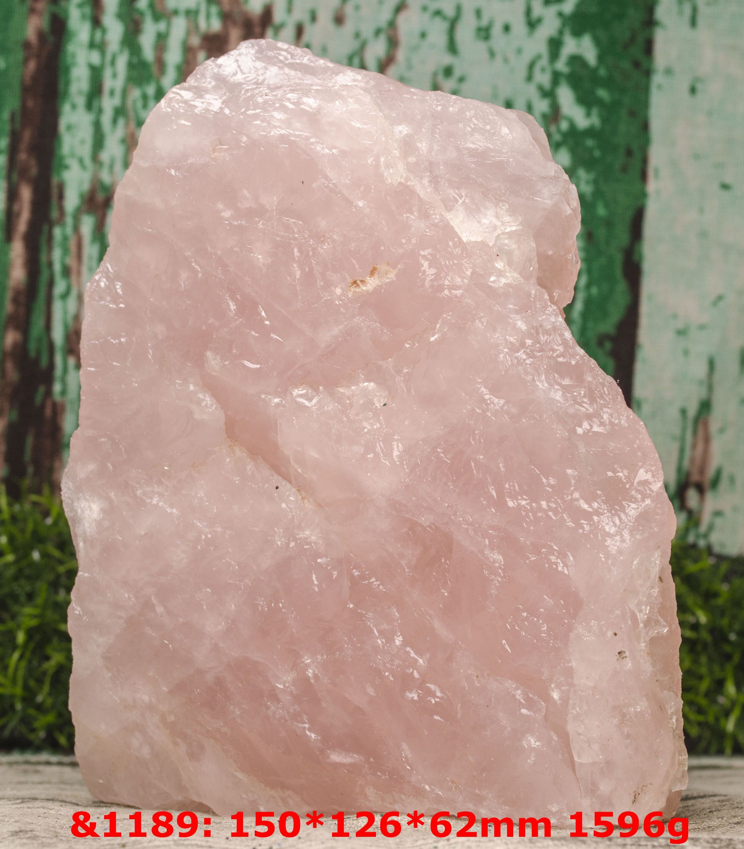 Natural rose crystalsrough stoneclear pink quartzhealing | Etsy