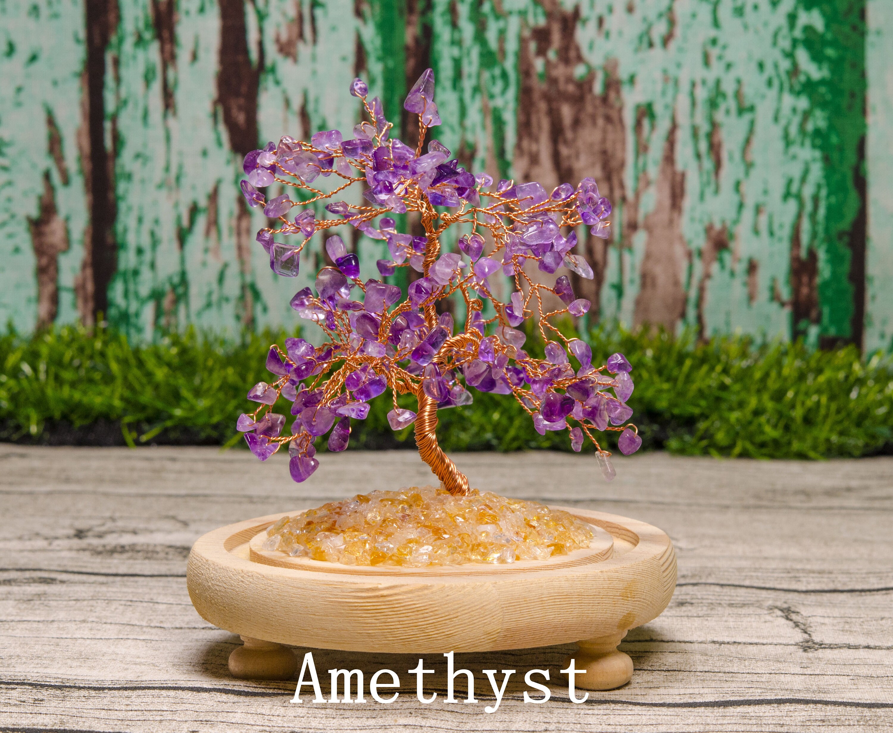 Amethyst Tree of Life Crystal Tree Amethyst Treegemstone - Etsy