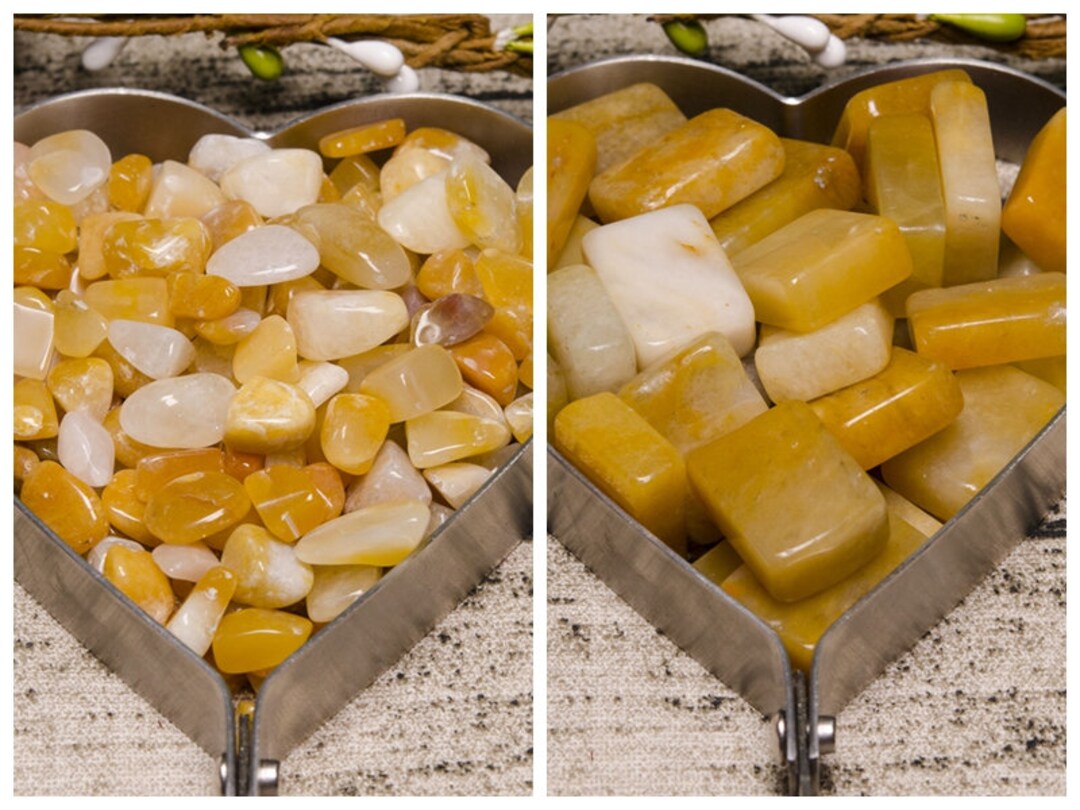 Wholesale Natural Yellow Jade Crystal Stone,yellow Jade Crystal Quartz ...