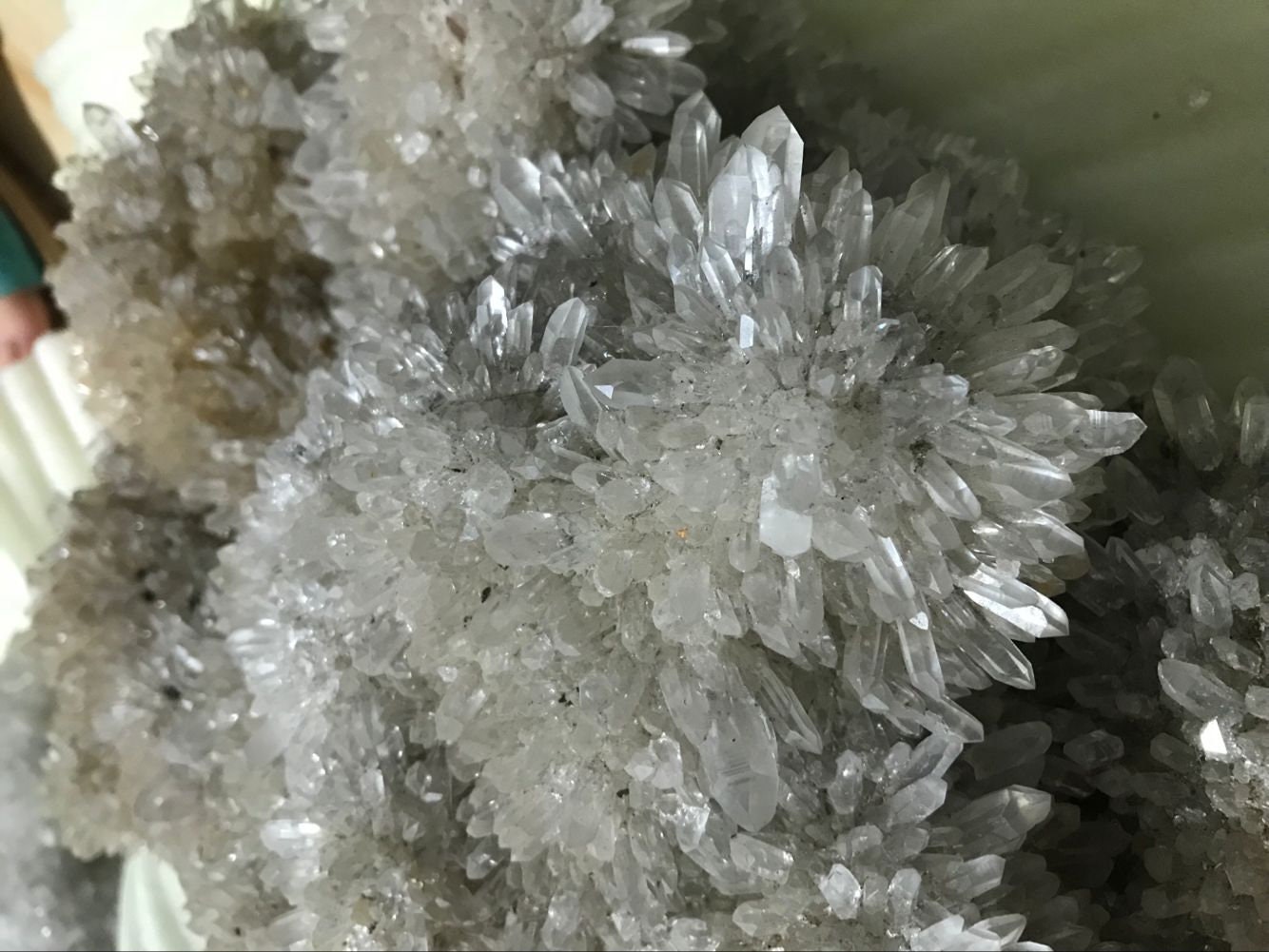 71.7ib EXTRA LARGE Raw Clear Crystal Quartz Clustergray - Etsy