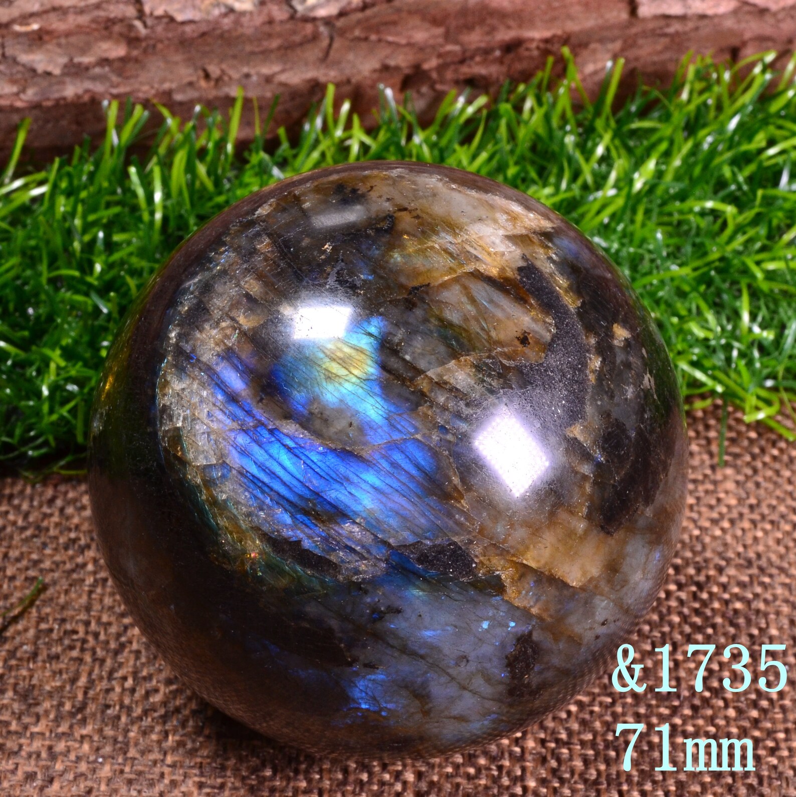 Natural labradorite rainbow light golden light blue light | Etsy