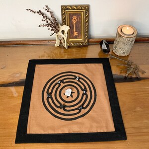 Hecate Altar Cloth, Hekate Crystal Grid Cloth, Strophalos Altar Cloth ...