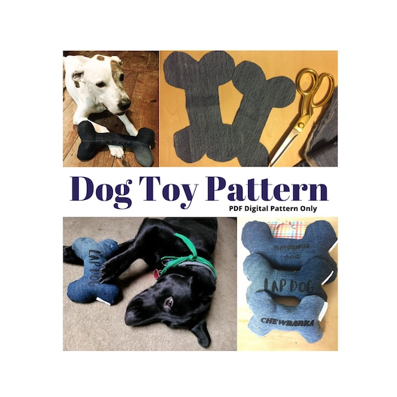 Dog Bone Toy Sewing Pattern PDF Sewing Pattern - Etsy
