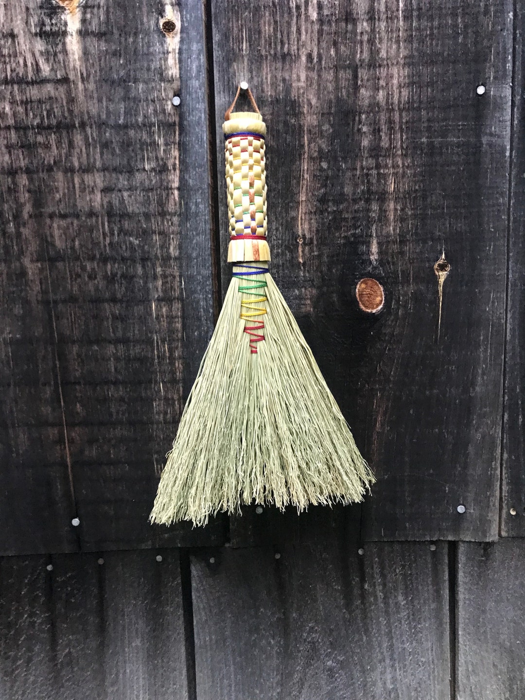 Hand Broom Rainbow Hawk Tail Broom Witches Broom - Etsy