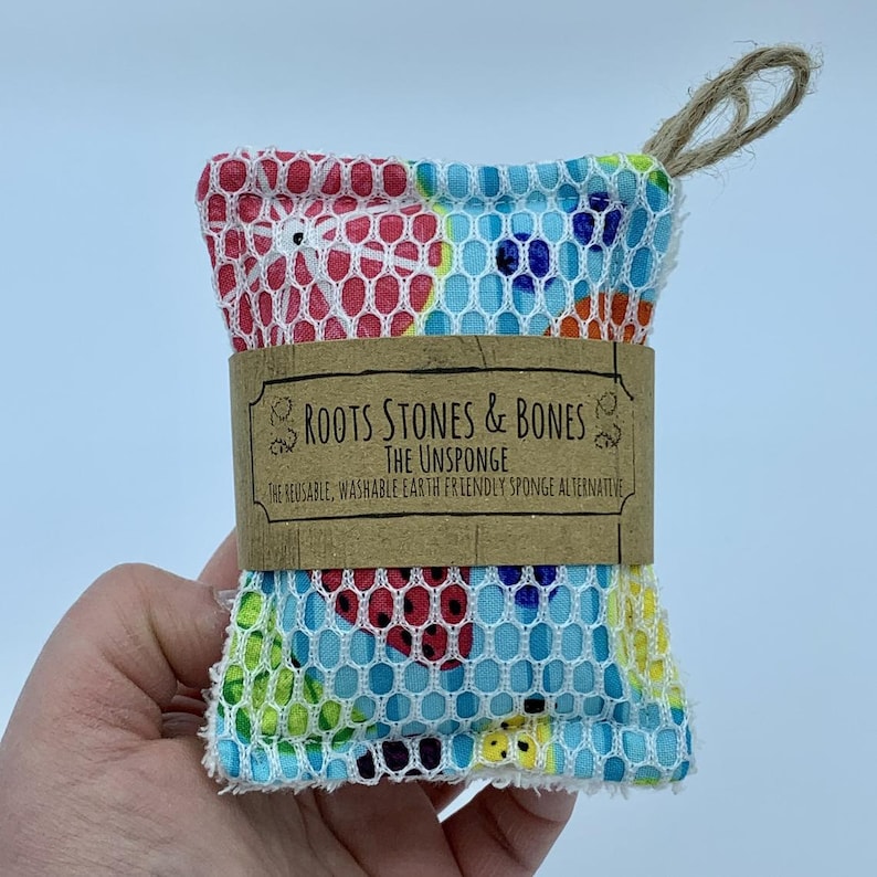Unsponge Sewing Tutorial: Reusable Eco Sponge PDF Pattern (digital ...