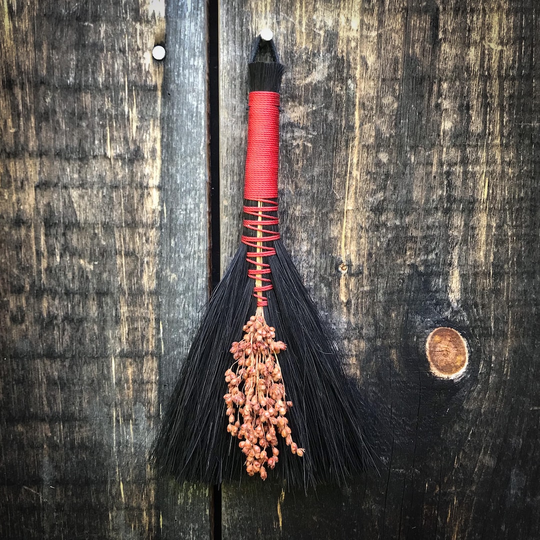 Altar Besom, Mini Broom, Small Witches Broom, Tampico Hawk Tail Broom ...