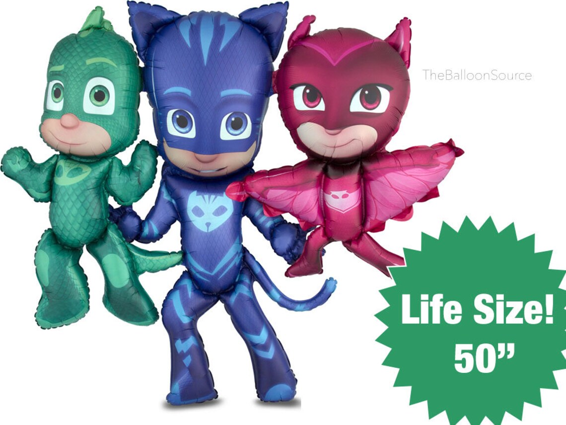 50 Disney PJ Masks Airwalker Balloon Life Size Jumbo - Etsy