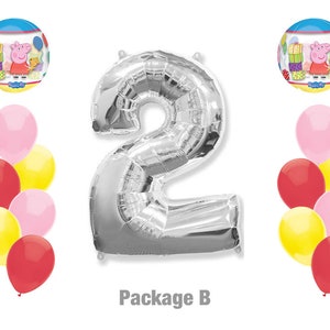 Peppa Pig Party Balloon Kit | Party Decoration Party Supplies Foil ...