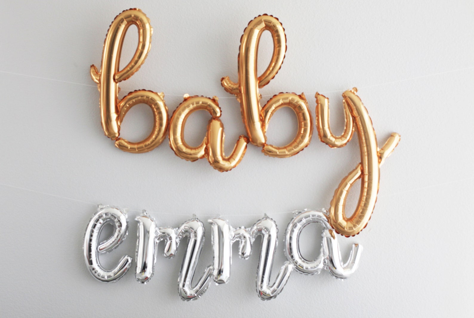 Script Letter Balloons Cursive Letter Balloons 14 Foil - Etsy