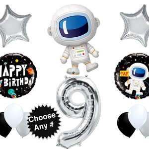 Astronaut Birthday Balloon Kit | Astronaut Theme Birthday Out of This ...