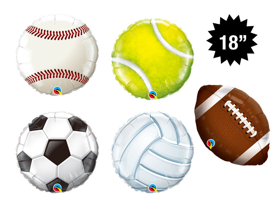 Football Balloons, Two Sizes | Football Party Decoration Football ...