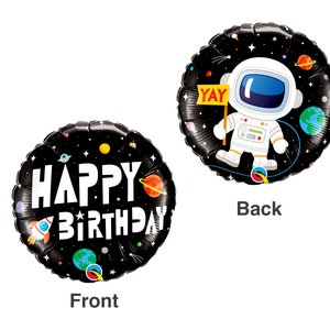 Astronaut Birthday Balloon Kit | Astronaut Theme Birthday Out of This ...