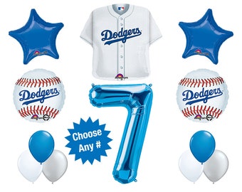 Dodgers Birthday Party Decor - Etsy