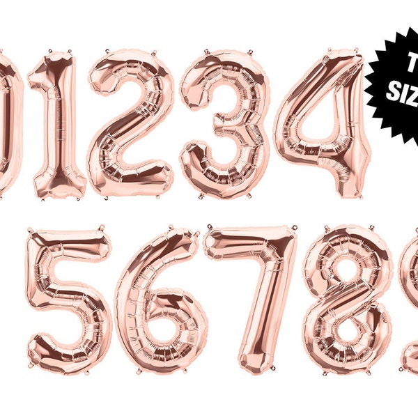 Rose Gold Balloons - Etsy