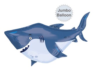 Shark, Jumbo Balloon - Etsy