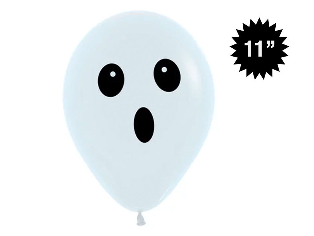 Ghost Latex Balloon | 11" Ghostface Balloons, Scream Balloon ...