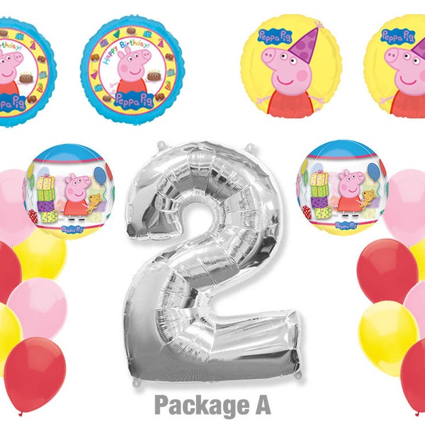 Peppa Pig Balloon - Etsy