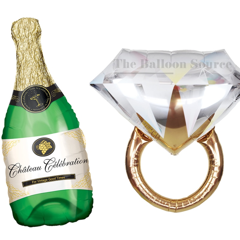 Wedding Ring Balloon - Etsy