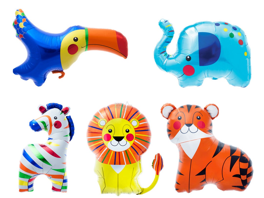 Jumbo Animal Balloons | Elephant Balloon, Lion Balloon, Tiger Balloon ...