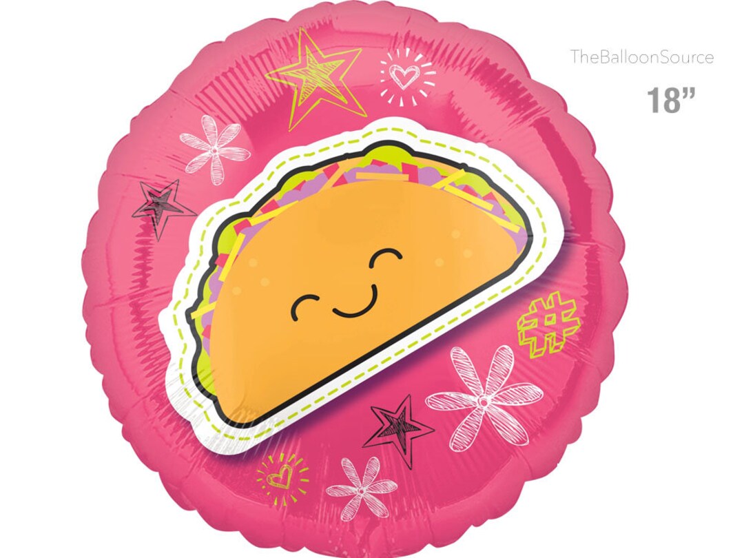 18" Taco Balloon | Selfie Celebration Party Decoration Tween 13th ...