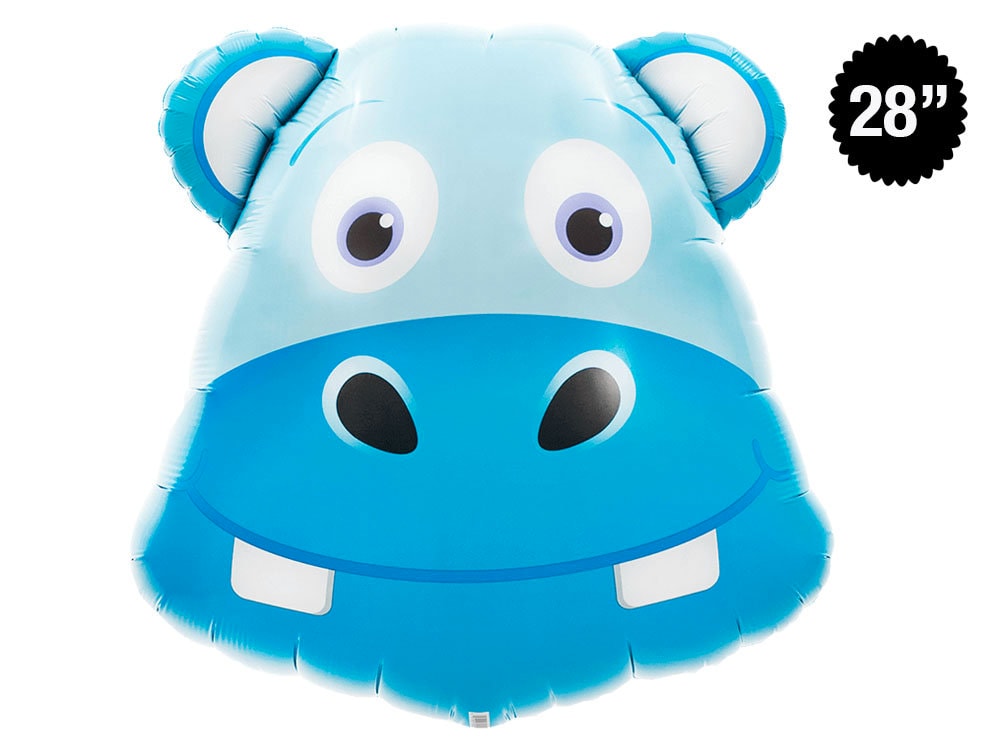 Hippo Balloon 28 Hippo Head Foil Balloon Lion Head - Etsy
