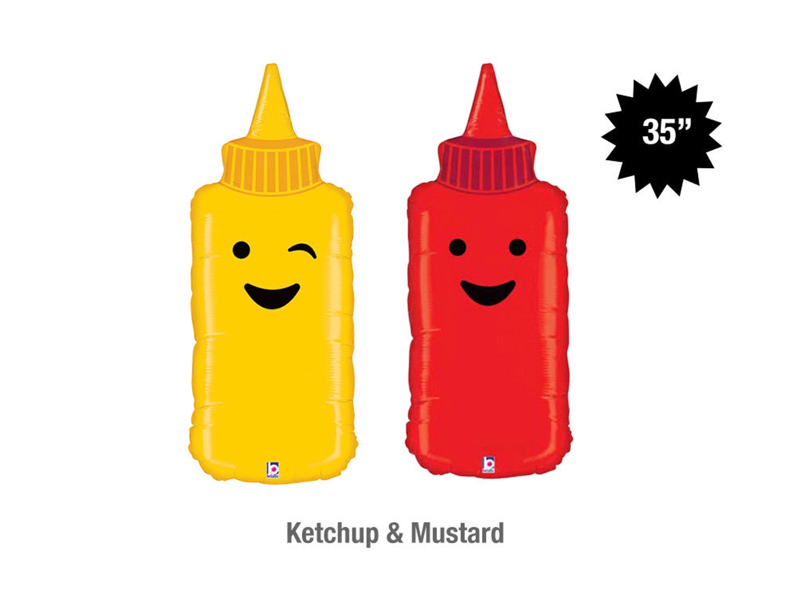 Ketchup & Mustard Balloon | BBQ Party Decorations Cookout Decor July ...