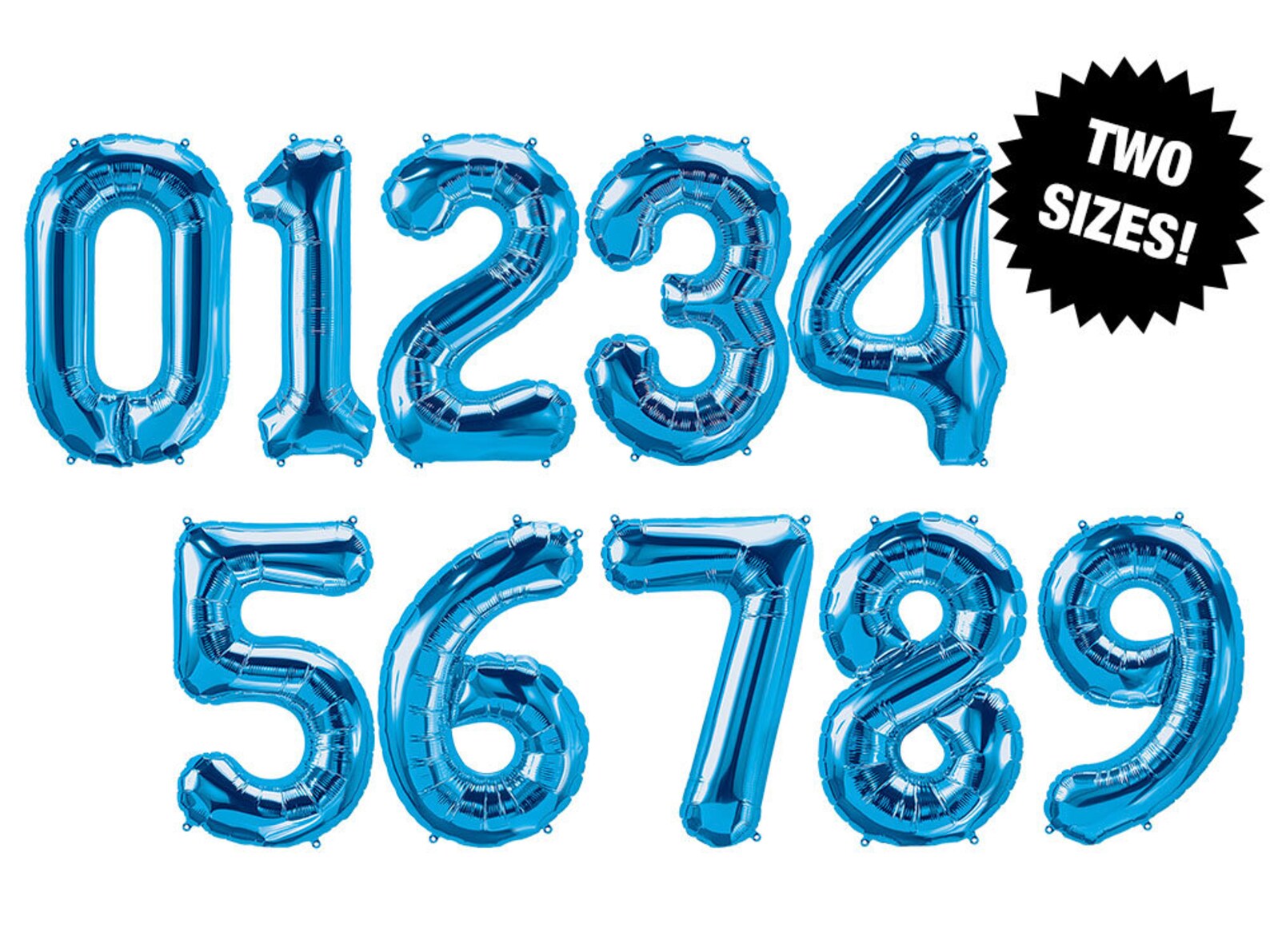 Blue Number Balloons Blue Letter Balloons Boy Birthday Decor - Etsy