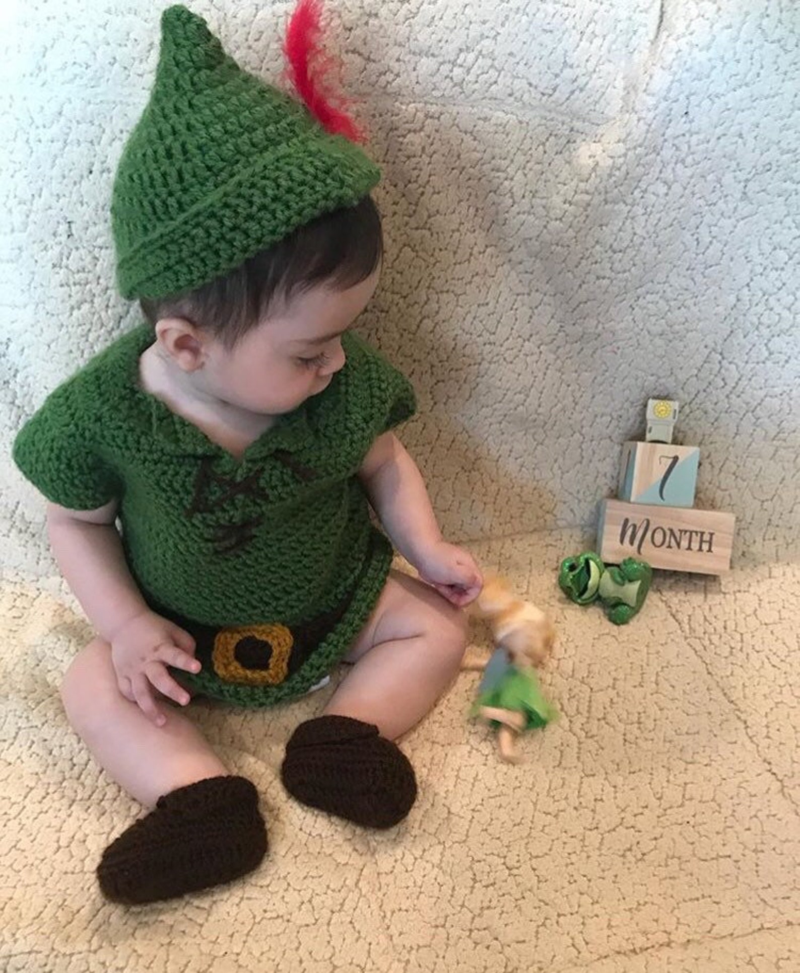Peter Pan Inspired Costume/ Peter Pan Crochet Outfit/disney - Etsy