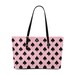 Hotwife QOS Large Tote Bag I Spade Symbols on Dusty Pink With One QOS ...