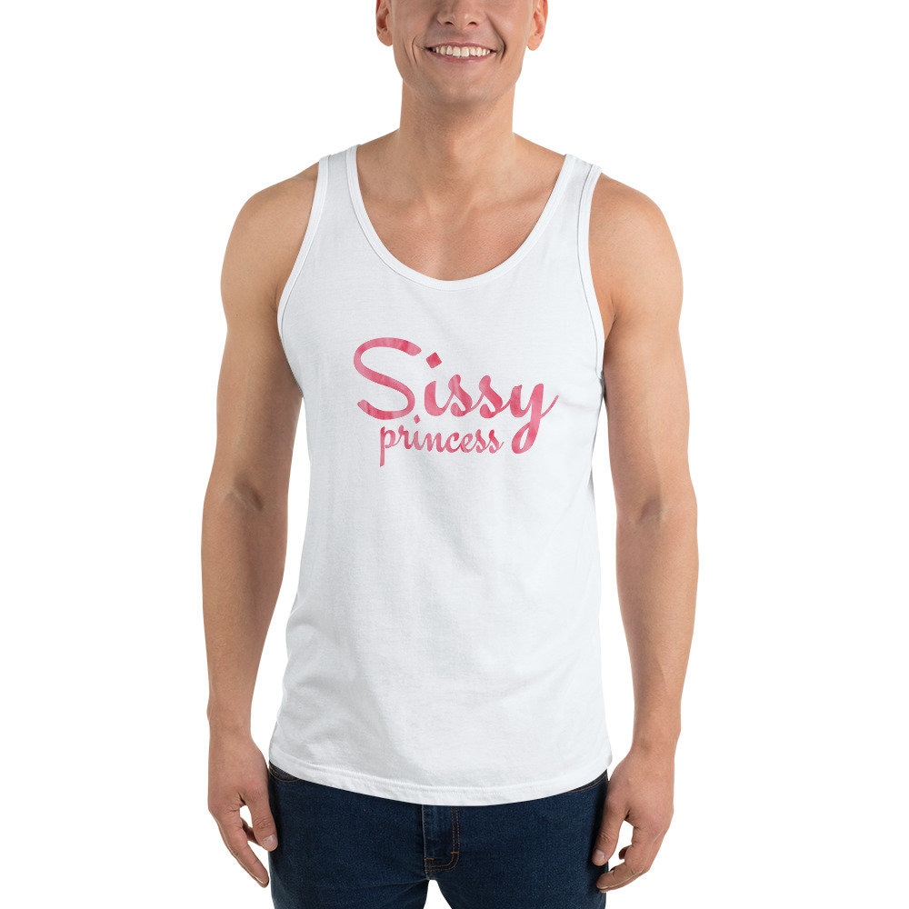 Sissy Princess Unisex Tank Top in Lip Smacking Pink - Etsy