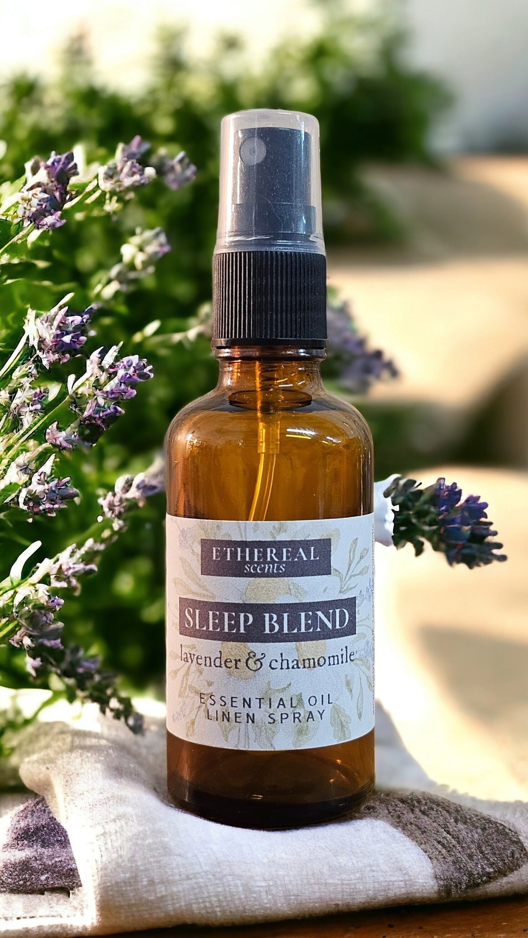 Sleep Blend | Lavender and Chamomile Handmade Natural Scented Pillow ...